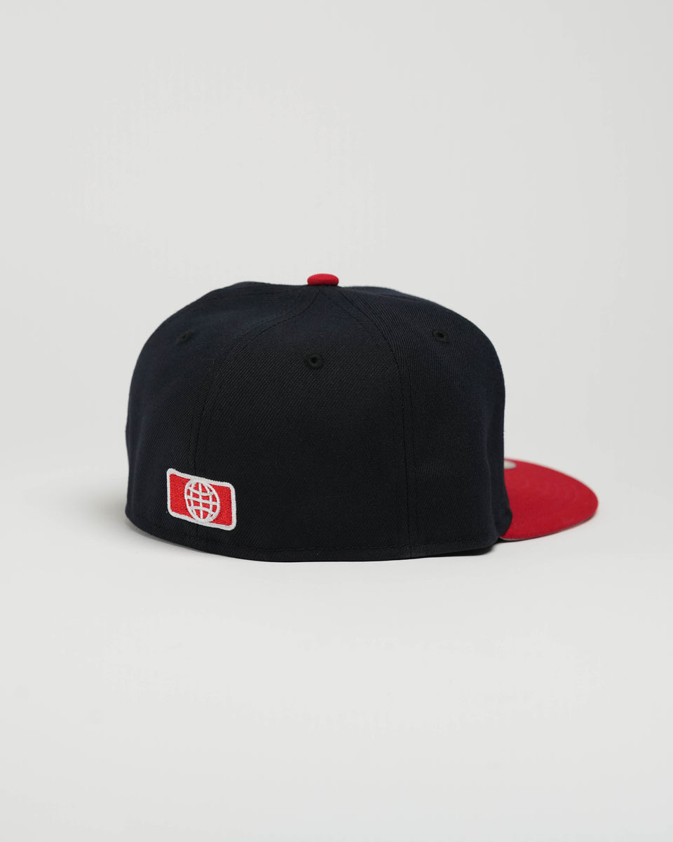 IE Bones Navy / Red White New Era 59FIFTY Fitted Cap – 1LoveIE
