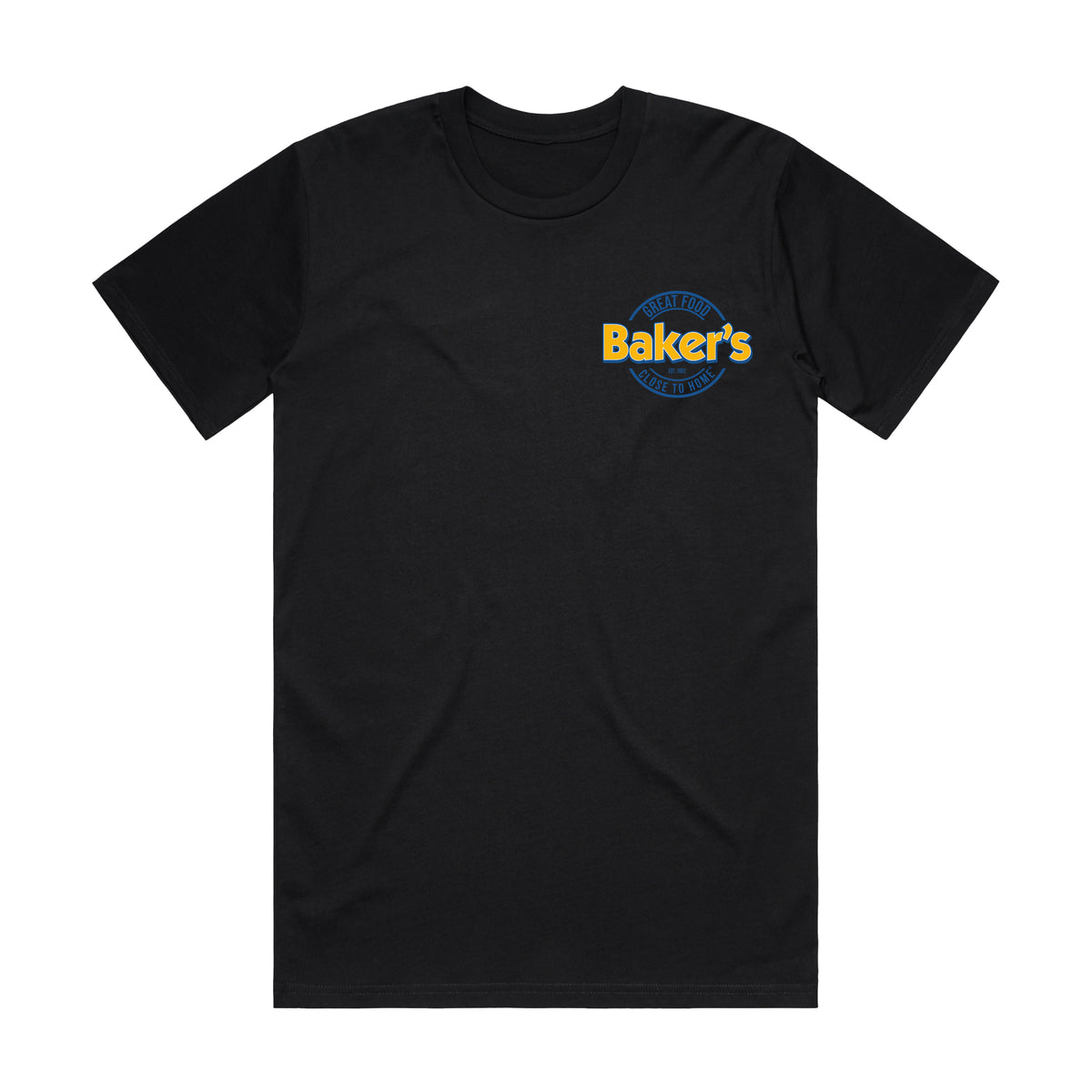 Baker's Classic Logo Tshirt (Black) – 1LoveIE