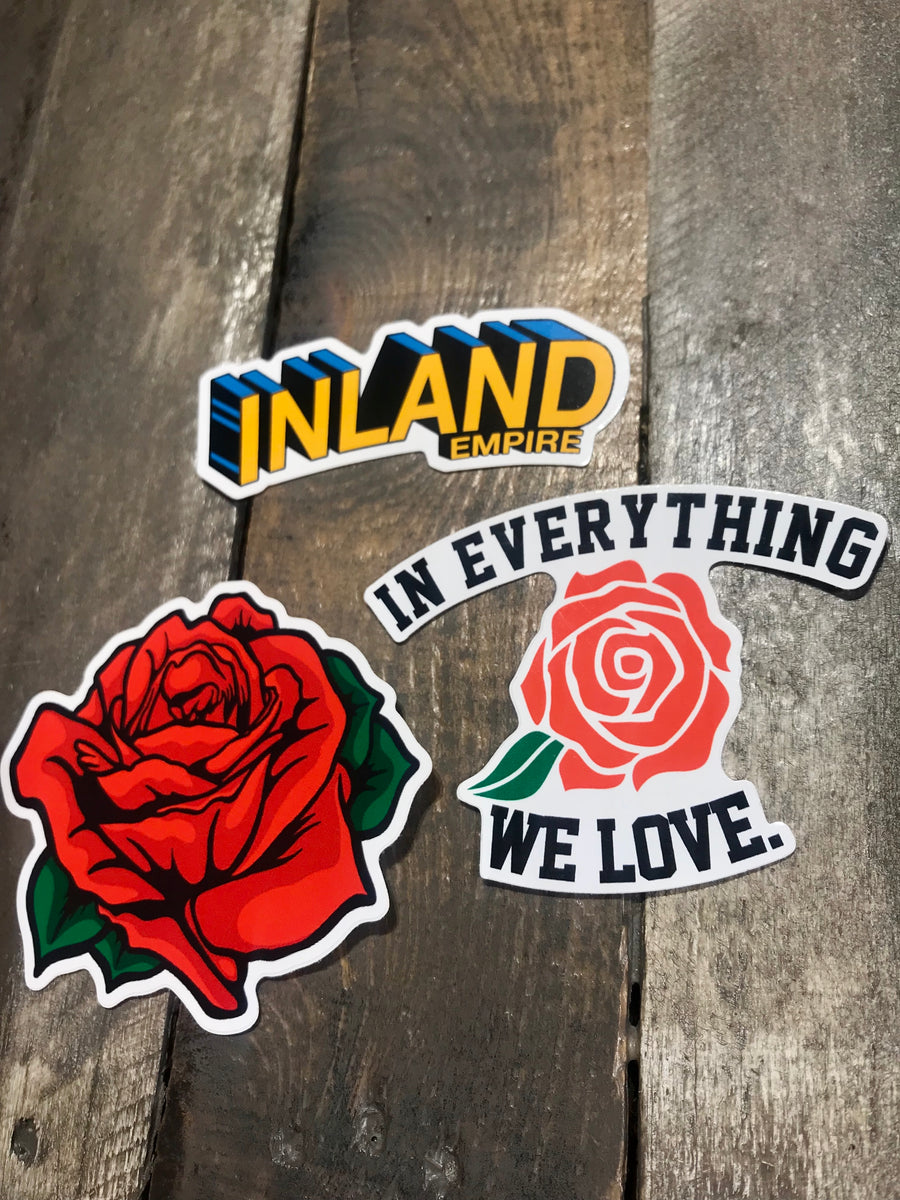 4Inch Die Cut Vinyl Sticker Pack (3) – 1LoveIE